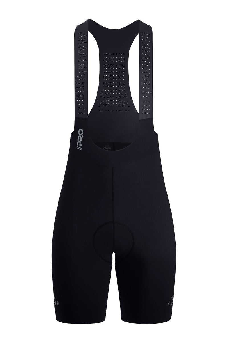 Women's Seamless Black Pro Cycling Bib Shorts – Runners Essentials by ...